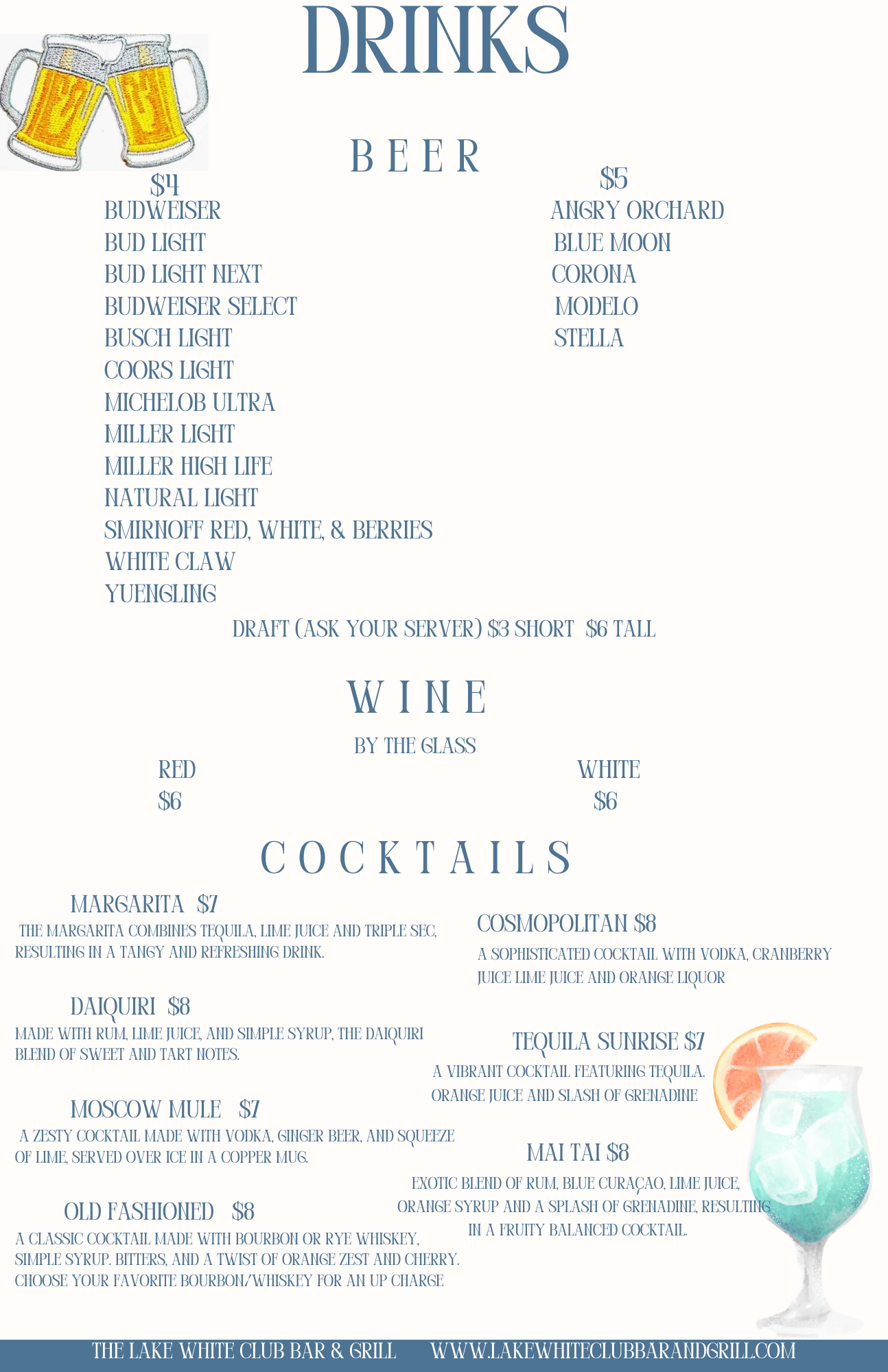 The Lake White Club Bar & Grill